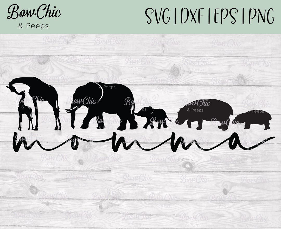 Momma Animals Svg | Momma Svg | Mom and Baby Animals Svg Mother | Mommy ...