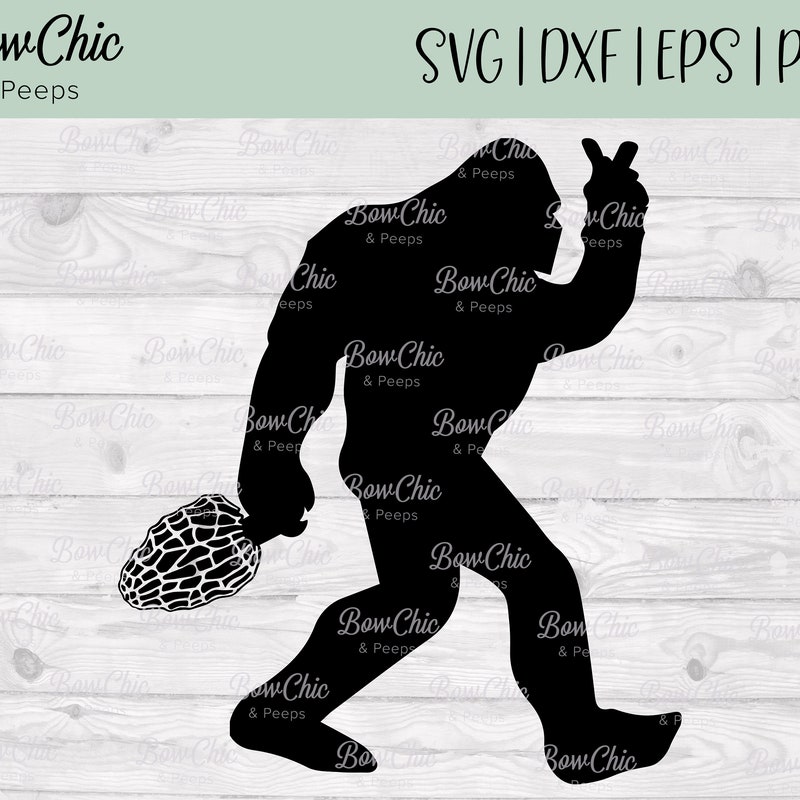 Morel Clip Art Silhouette - Etsy