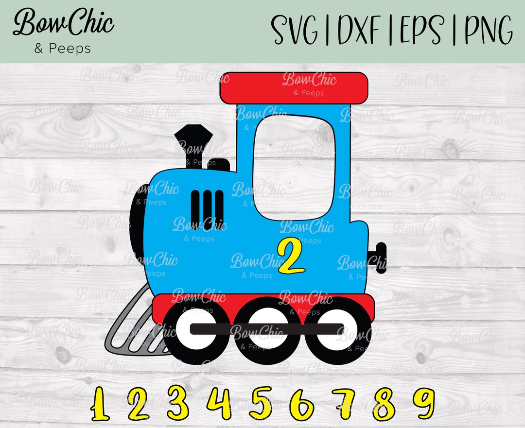 Train SVG | Little Train SVG | Birthday Train SVG | Boys Birthday Svg ...