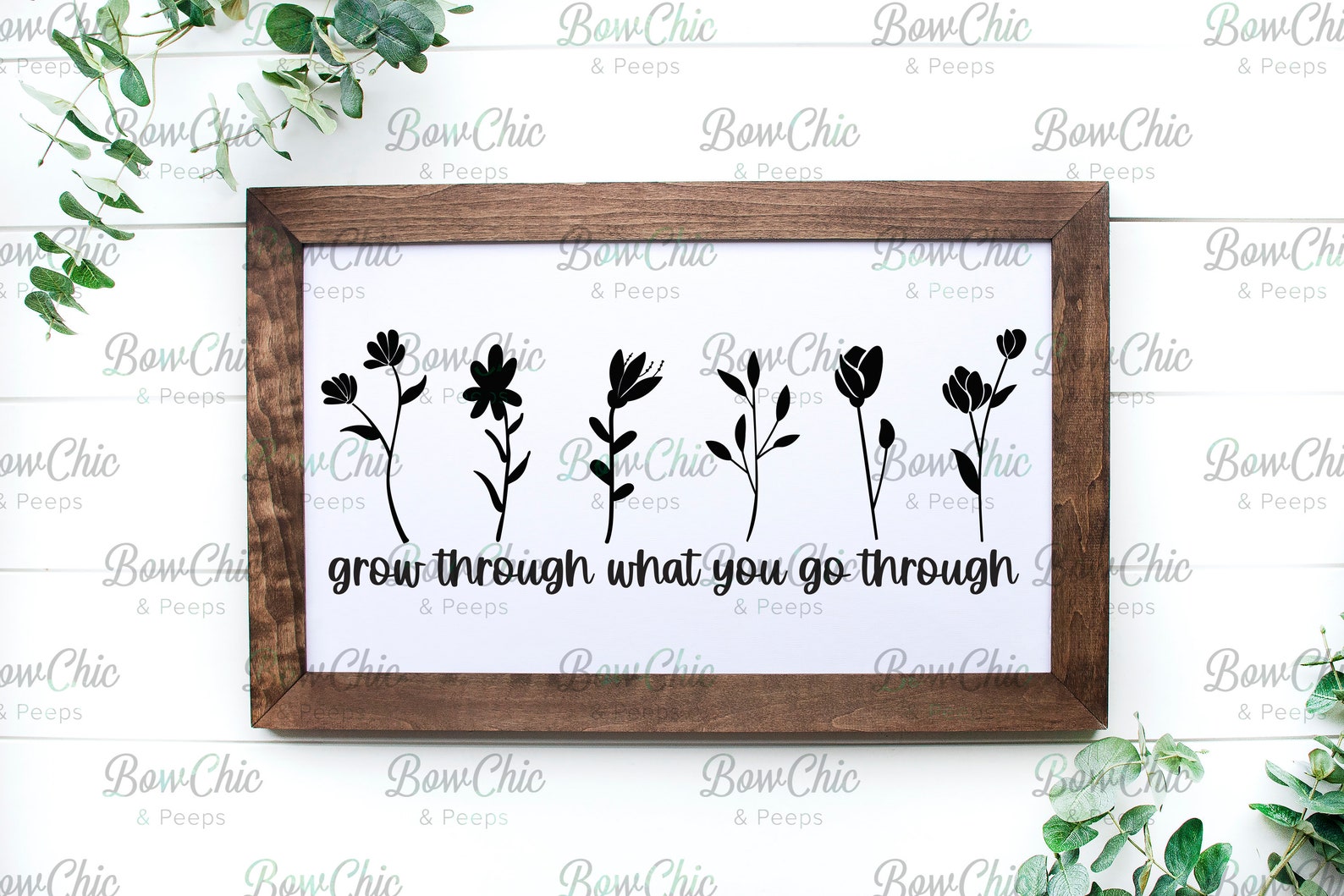 Grow Through What You Go Through Svg Plant Svg - Etsy