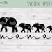 Mama Elephant Svg | Mama Svg | Mom and Baby Elephant Svg | Elephant Svg ...