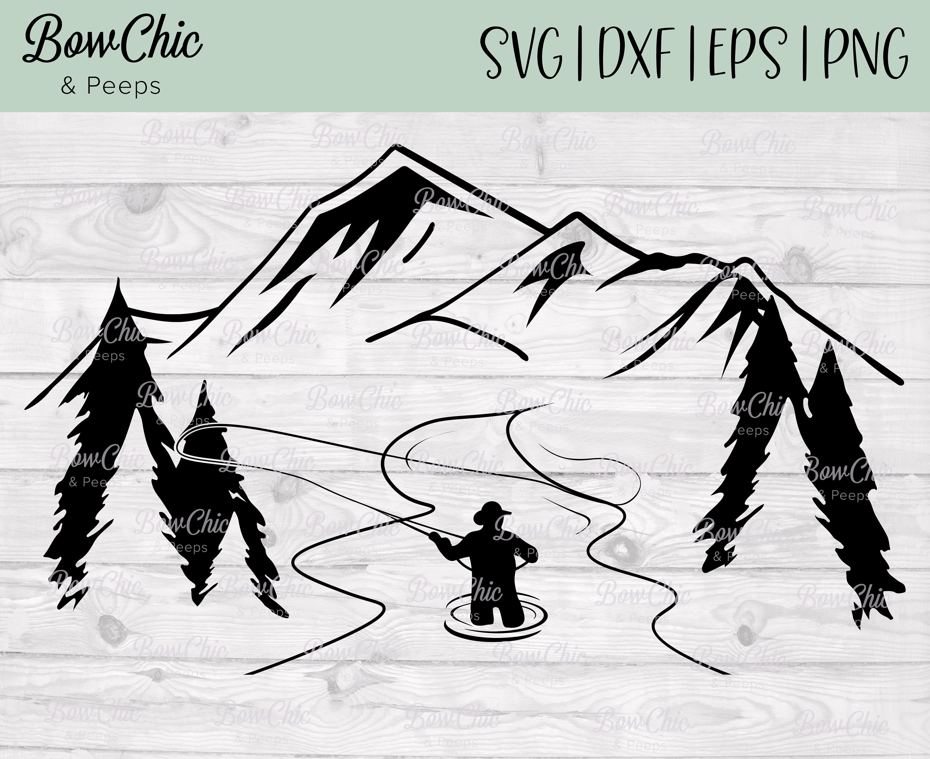 Fly Fishing SVG | Fly Fisherman Svg | Fly Fisherman | Fly Fishing ...