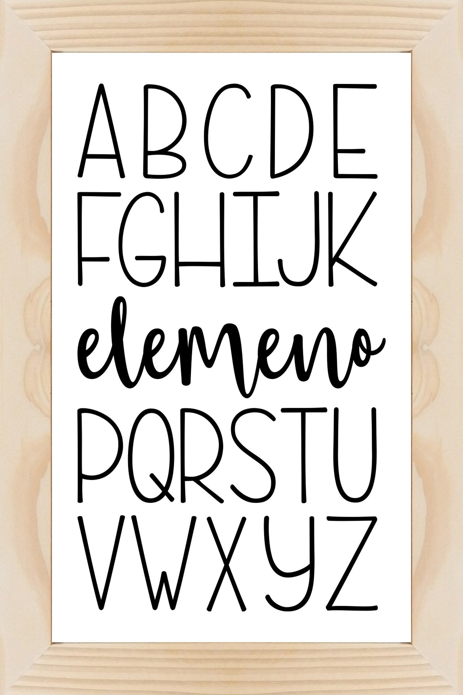 ABC Svg | Files for Cricut | Elemeno Sign | Funny ABC Svg | Playroom ...