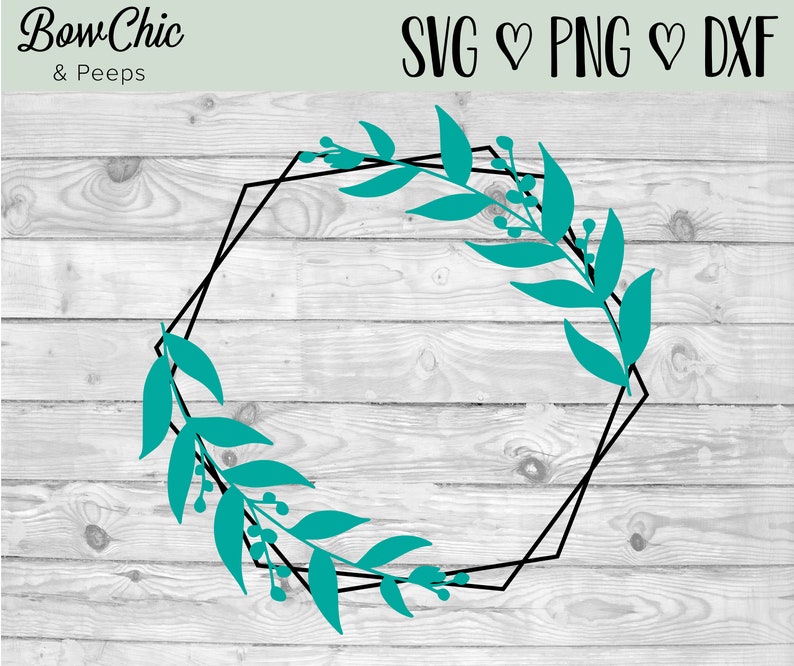Cornice floreale svg / file per cricut / Telaio monogramma - Etsy Italia