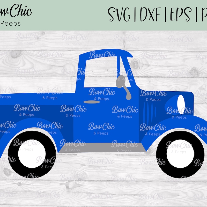 Little Blue Truck Svg Art - Etsy