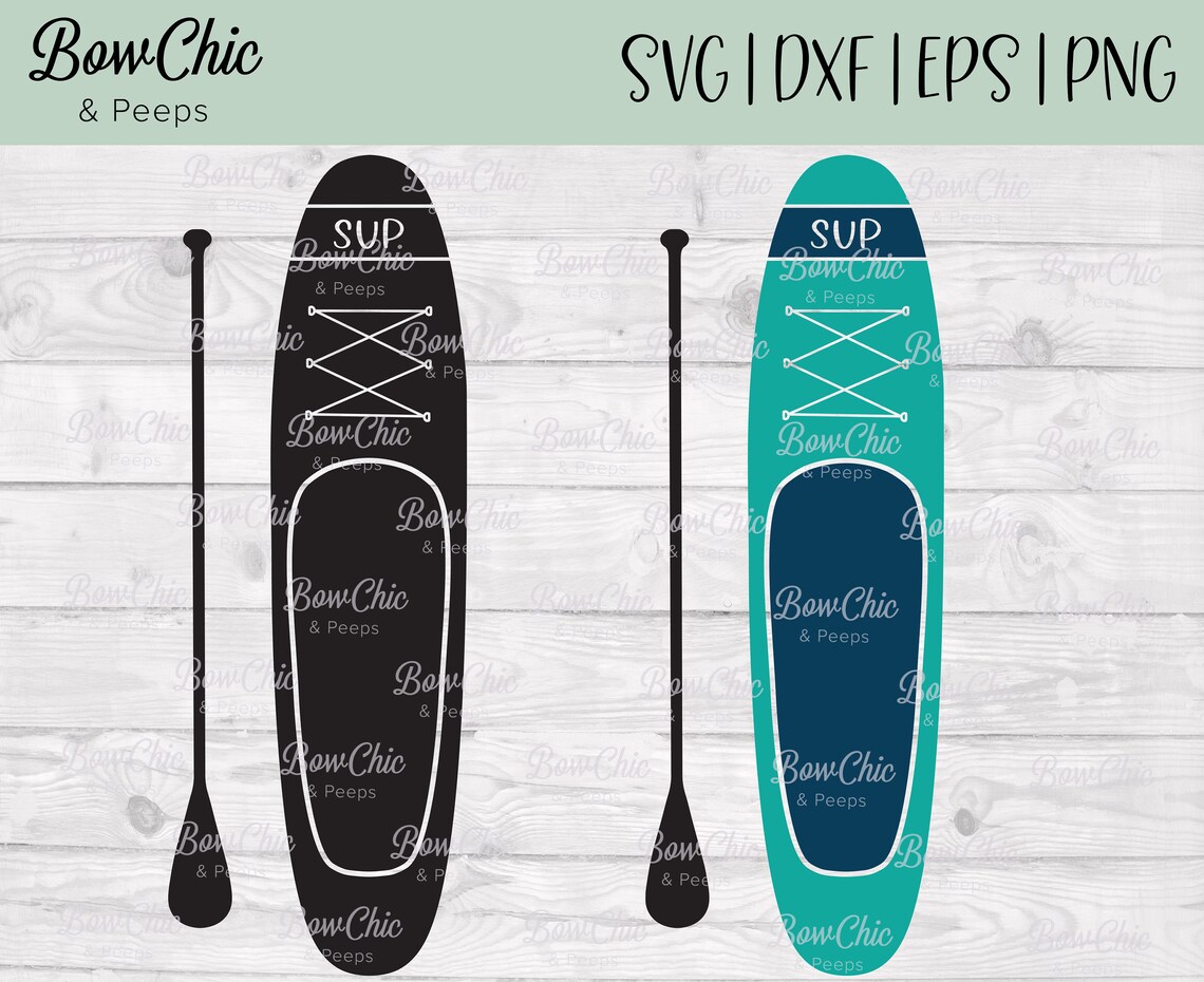 Stand up Paddle Board SVG SUP Svg Stand up Paddle Board - Etsy