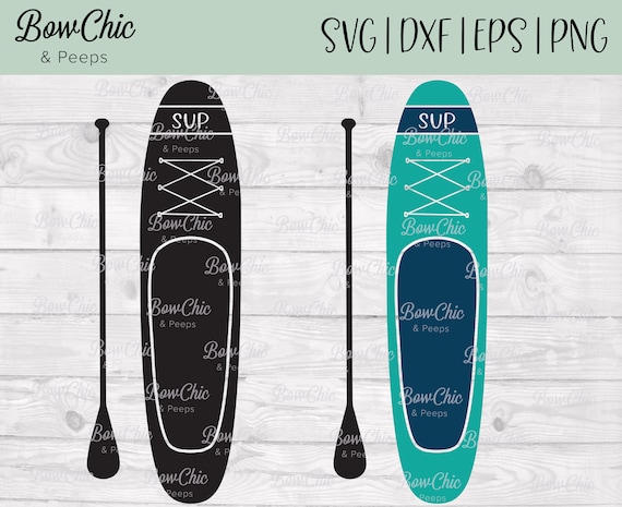 Stand up Paddle Board SVG SUP Svg Stand up Paddle Board - Etsy