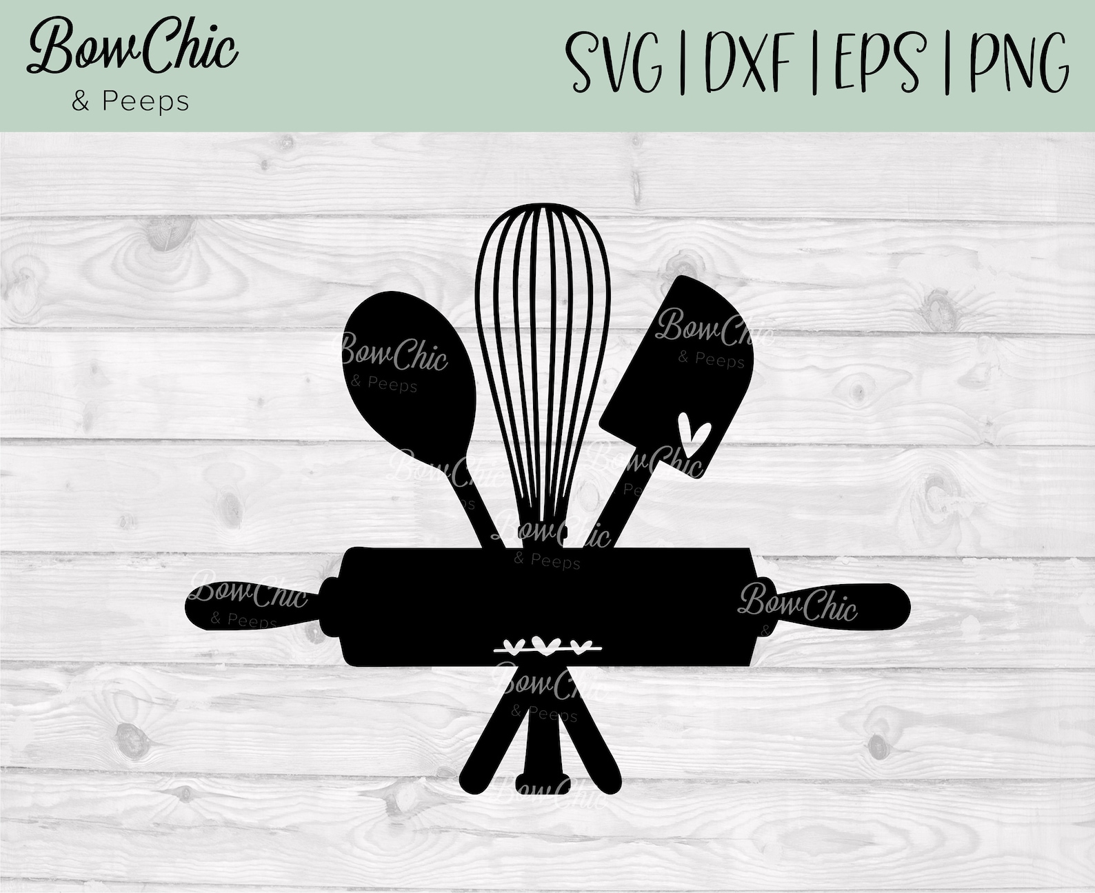 Kitchen Utensils Svg Monogram Baking Svg Baking Svg Baking Utensils Svg ...