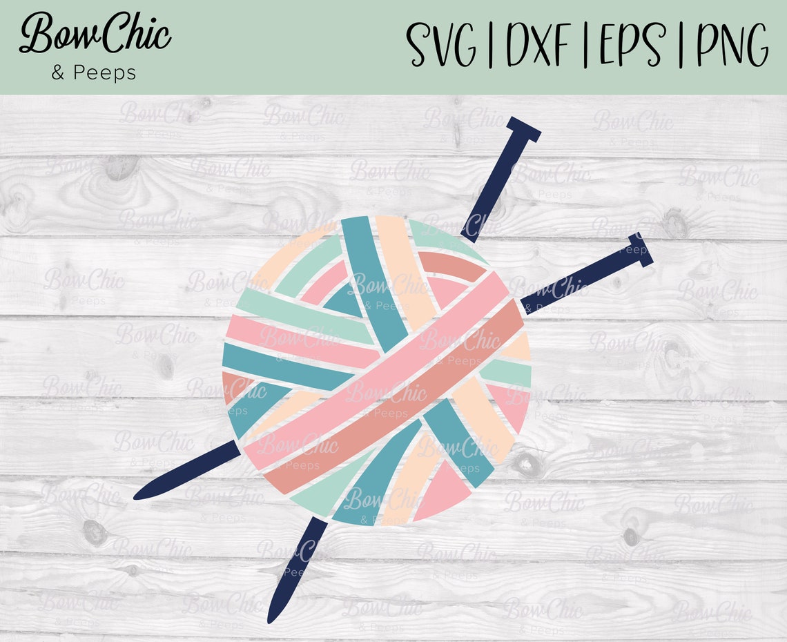 Colorful Yarn Svg Ball of Yarn Svg Knitting SVG Knit Svg - Etsy Canada