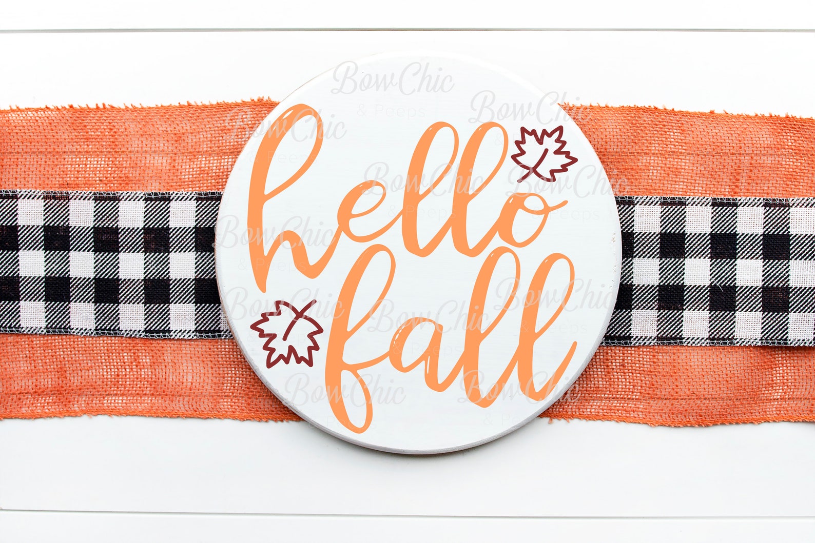 Hello Fall Svg Hello Fall Round Svg Fall Svg Fall Svg | Etsy