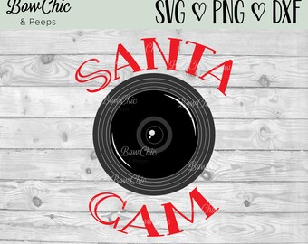 Santa Cam Clip Art | Etsy