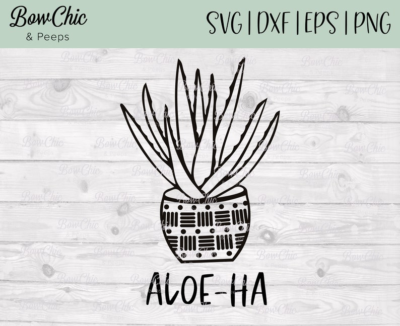 Aloe Ha Svg Aloe Svg Aloha Svg Succulent Svg Plant Svg - Etsy