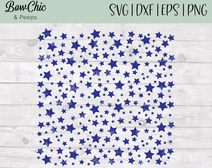 Stars Svg Star Pattern Svg Starry Skys Svg Seamless Stars Pattern ...