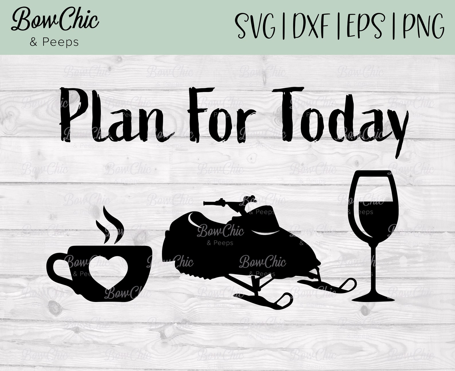 Snowmobile SVG Plan for Today SVG Sled Life Svg Coffee, Snowmobile ...