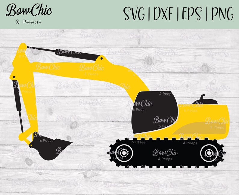 Digger SVG Excavator SVG Construction SVG Gifts for Boys - Etsy