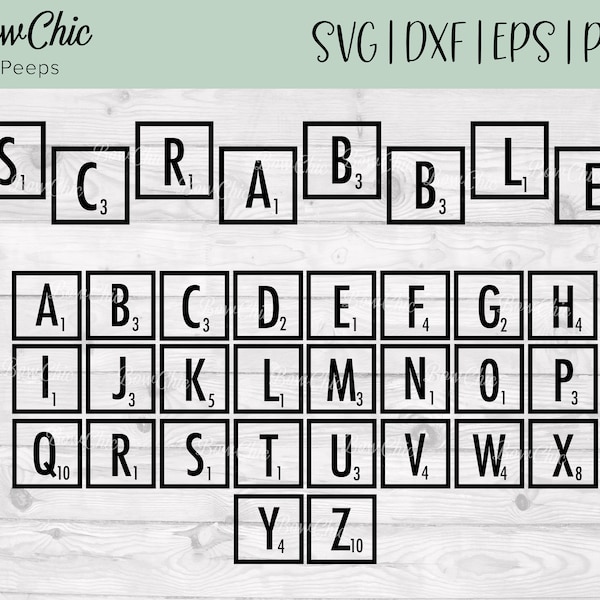 Scrabble Tile Images - Etsy