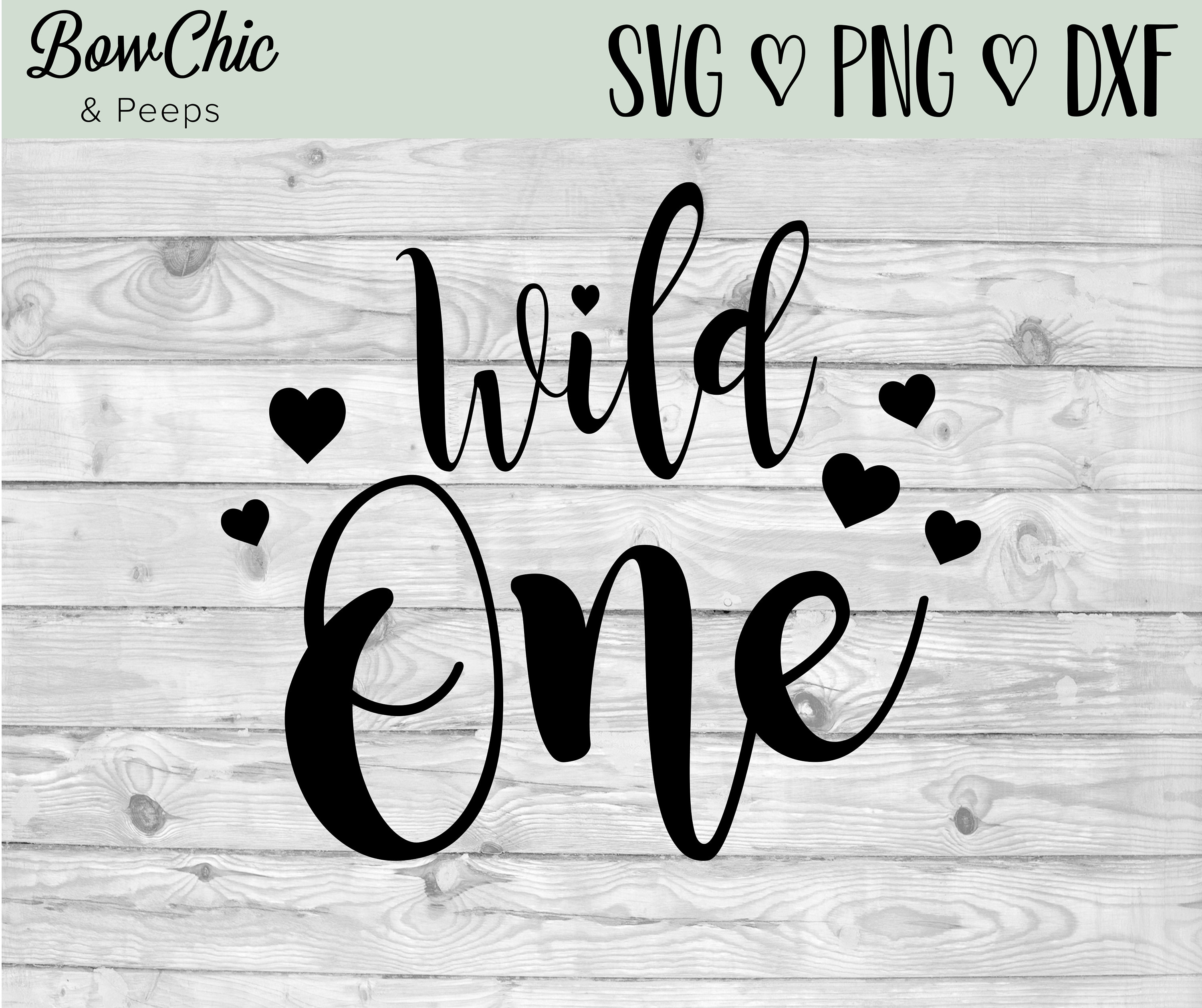 Wild One SVG First Birthday SVG Girl First Birthday Wild | Etsy