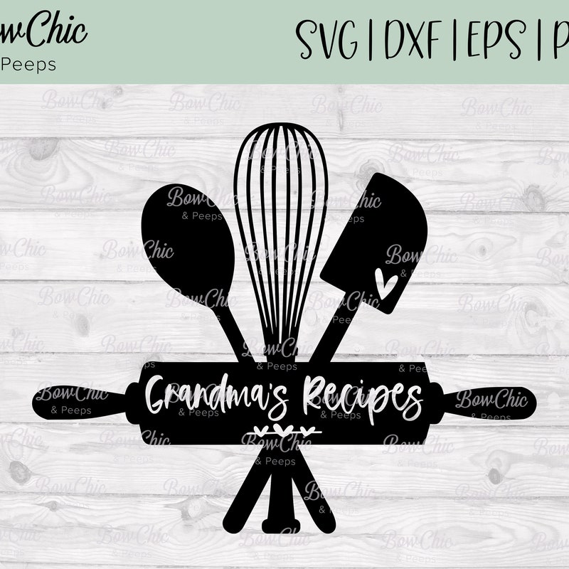 Recipe Svg - Etsy