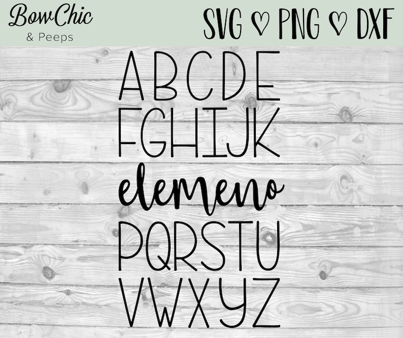 ABC Svg | Files for Cricut | Elemeno Sign | Funny ABC Svg | Playroom ...