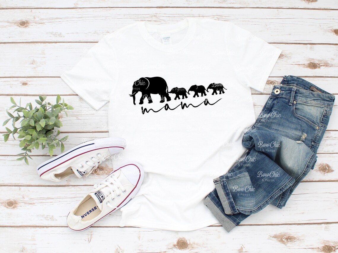Mama Elephant Svg Mama Svg Mom and Baby Elephant Svg - Etsy