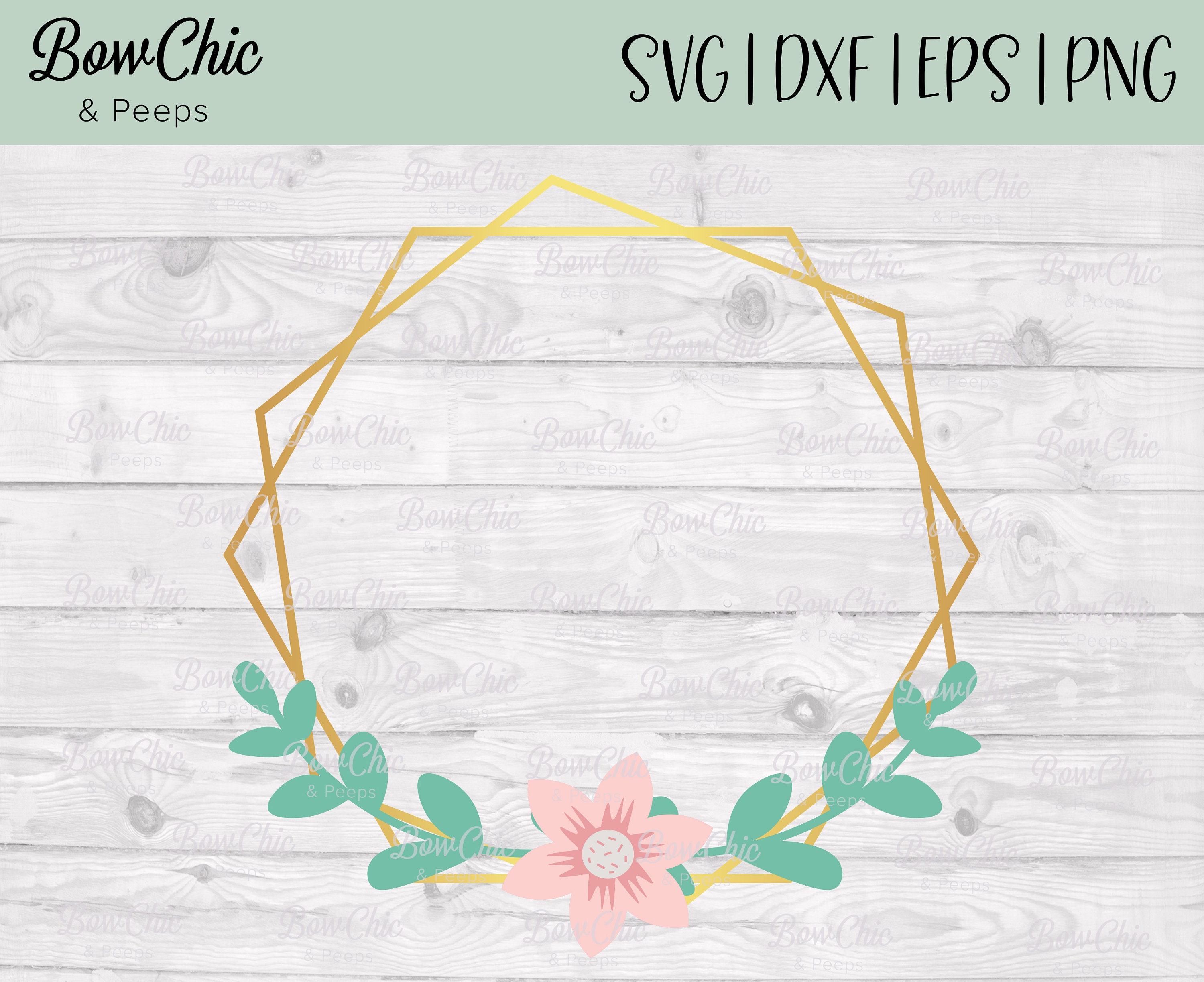 Cornice floreale svg / Cornice circolare svg / Corona | Etsy