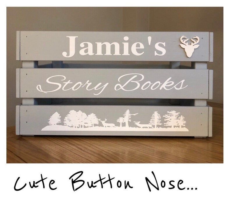 Personalised Large Wooden Toy Crate - Etsy