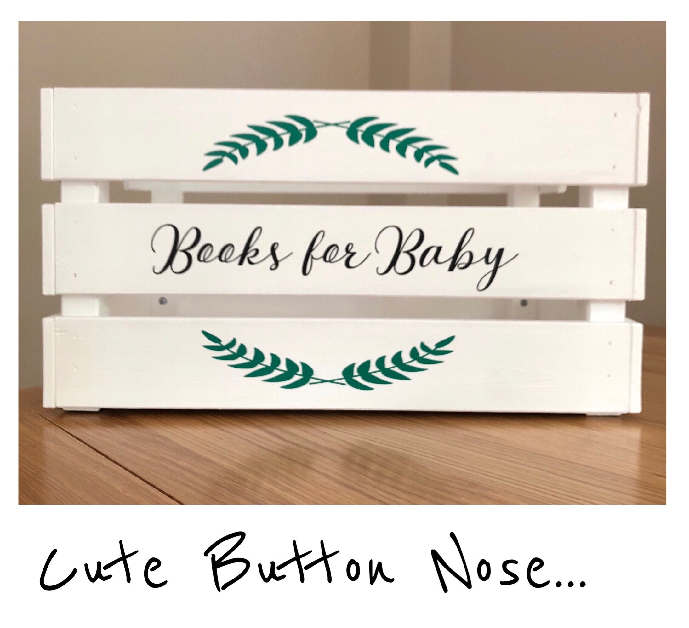 Personalised Large Story Books Wooden Crate - Etsy