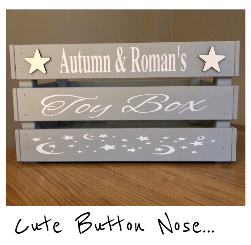 Personalised Large Wooden Toy Crate - Etsy