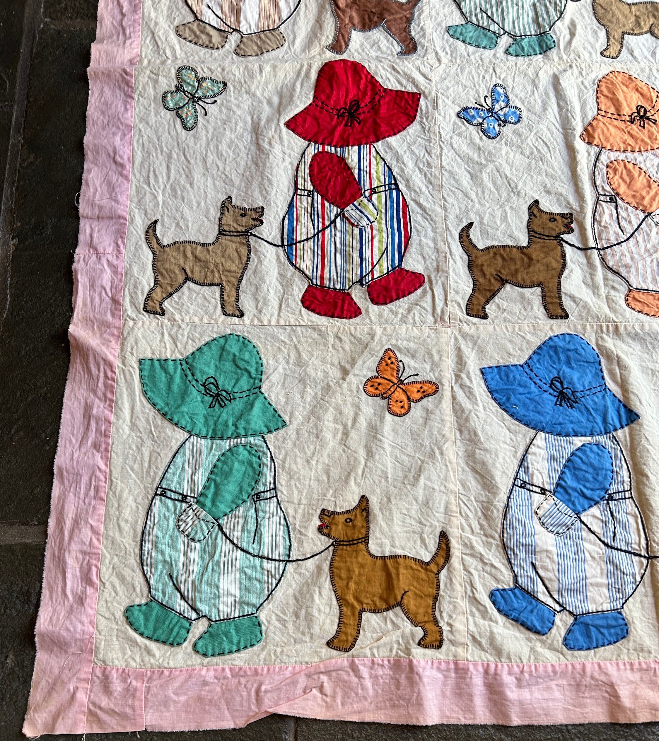 Depression Era Appliqué Quilt Top - Etsy
