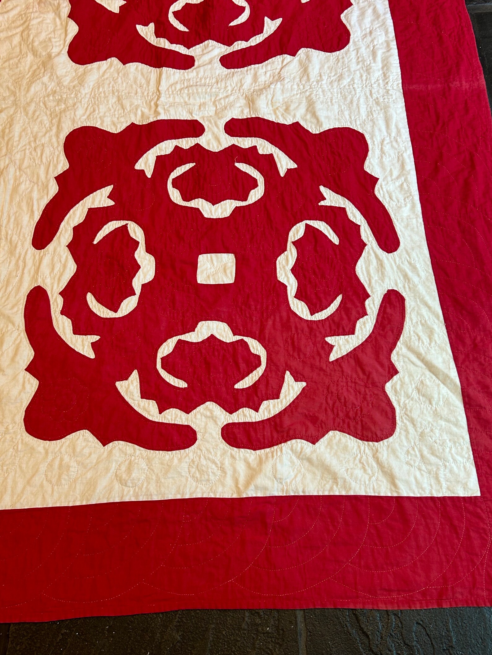 Antique Appliqué Quilt - Etsy