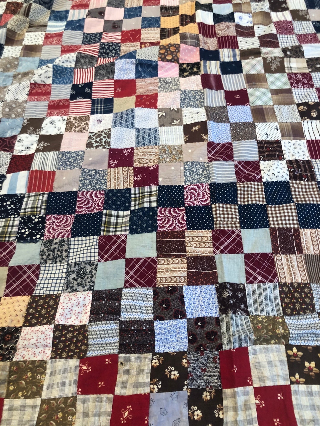 19th Century Quilt Top - Etsy