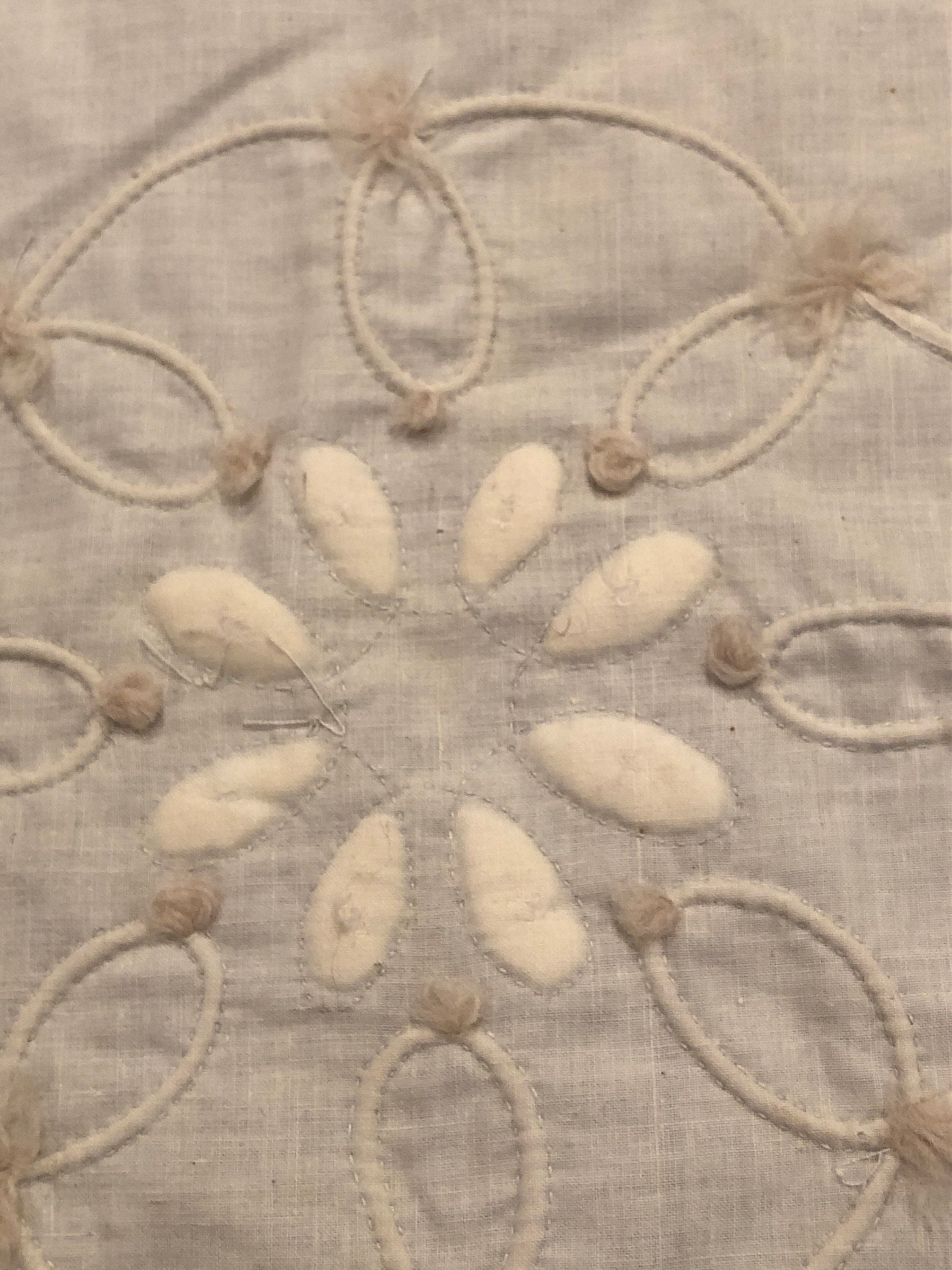 Vintage Trapunto Quilt Block - Etsy