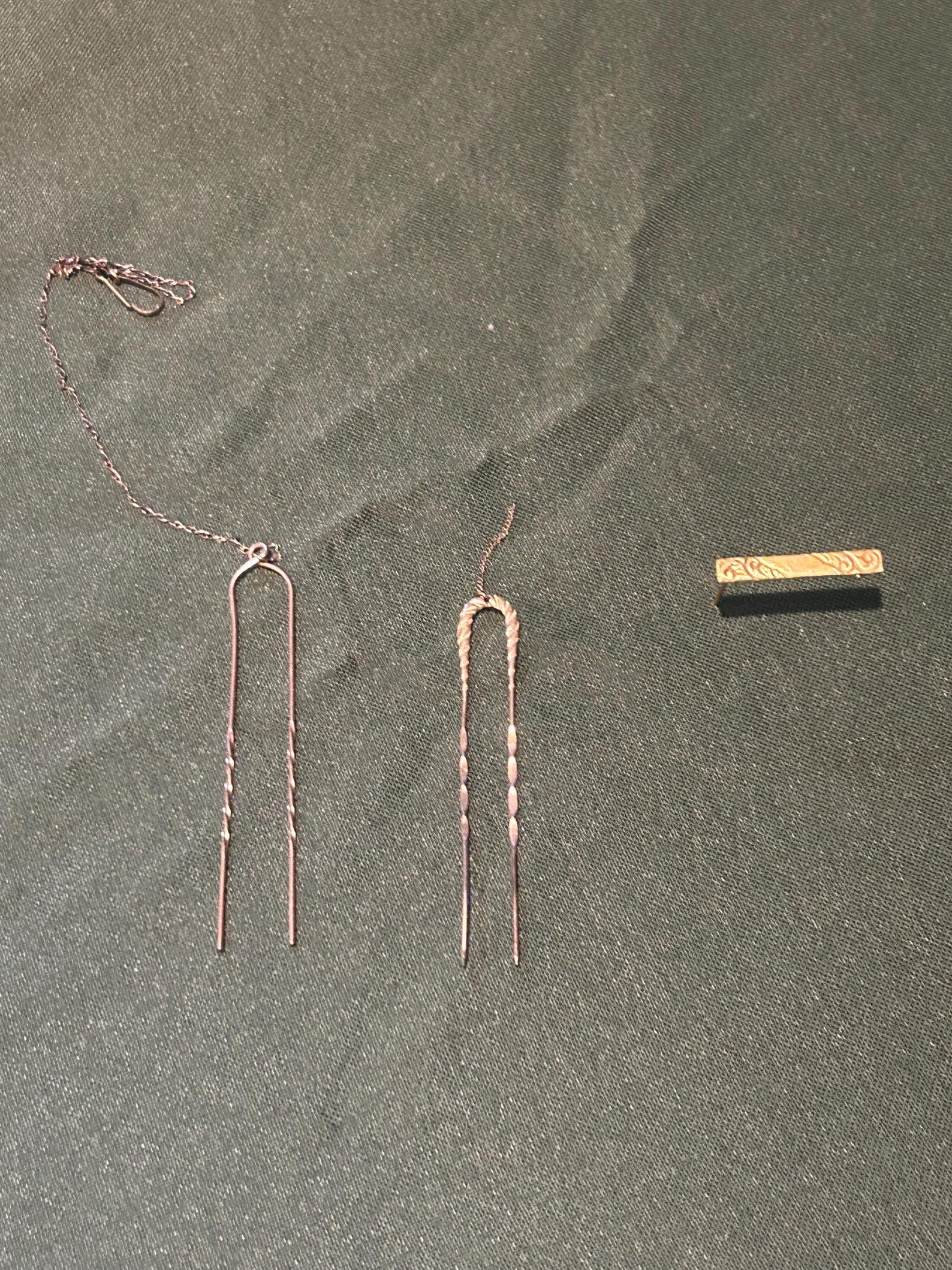 Antique Victorian Gold Filled Hair Pins - Etsy