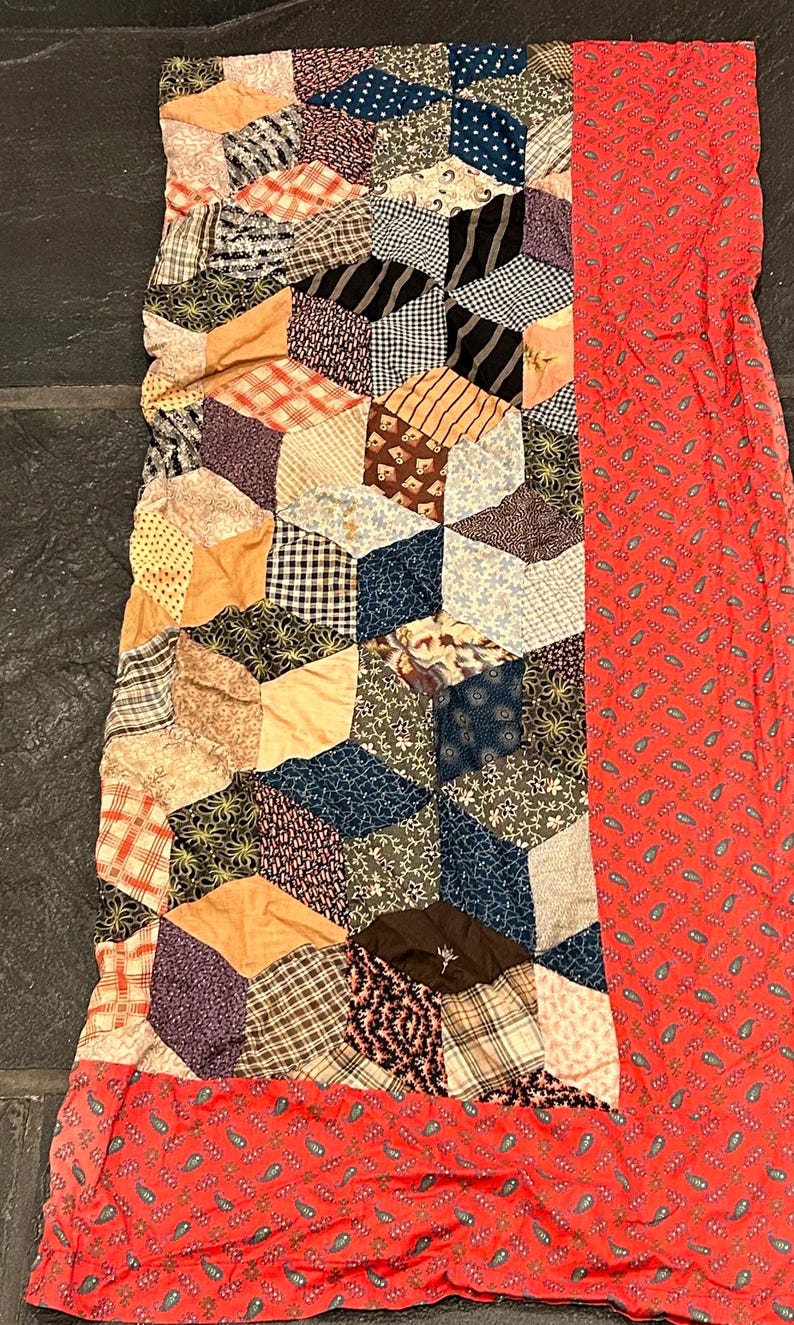 Antique Fabric Repurpose Lot - Etsy