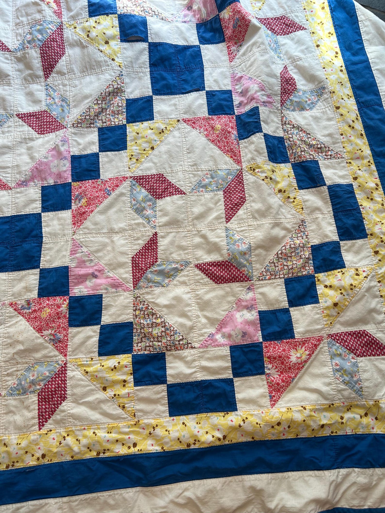 Vintage Summer Quilt Restoration Project - Etsy