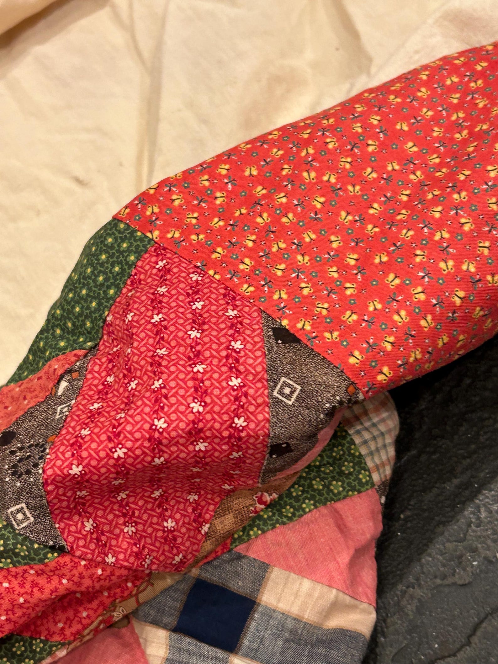 Antique Fabric Repurpose Lot - Etsy