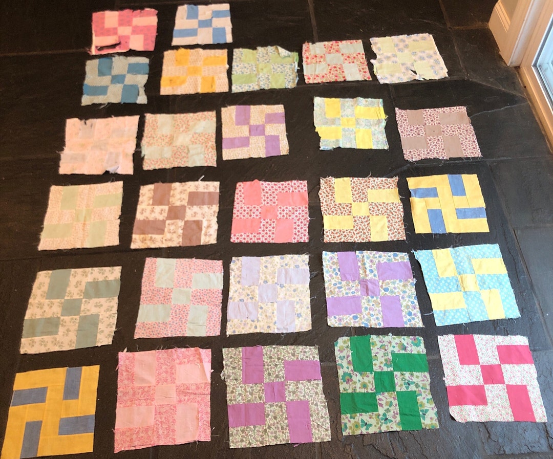 Vintage Quilt Blocks Etsy