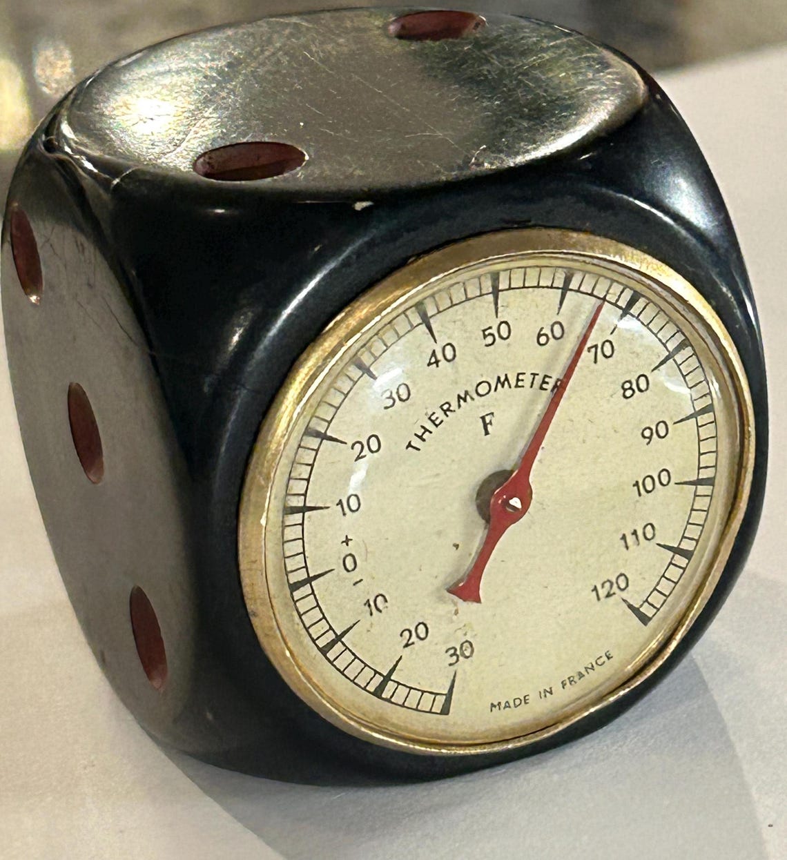 Vintage Bakelite Dice Thermometer - Etsy