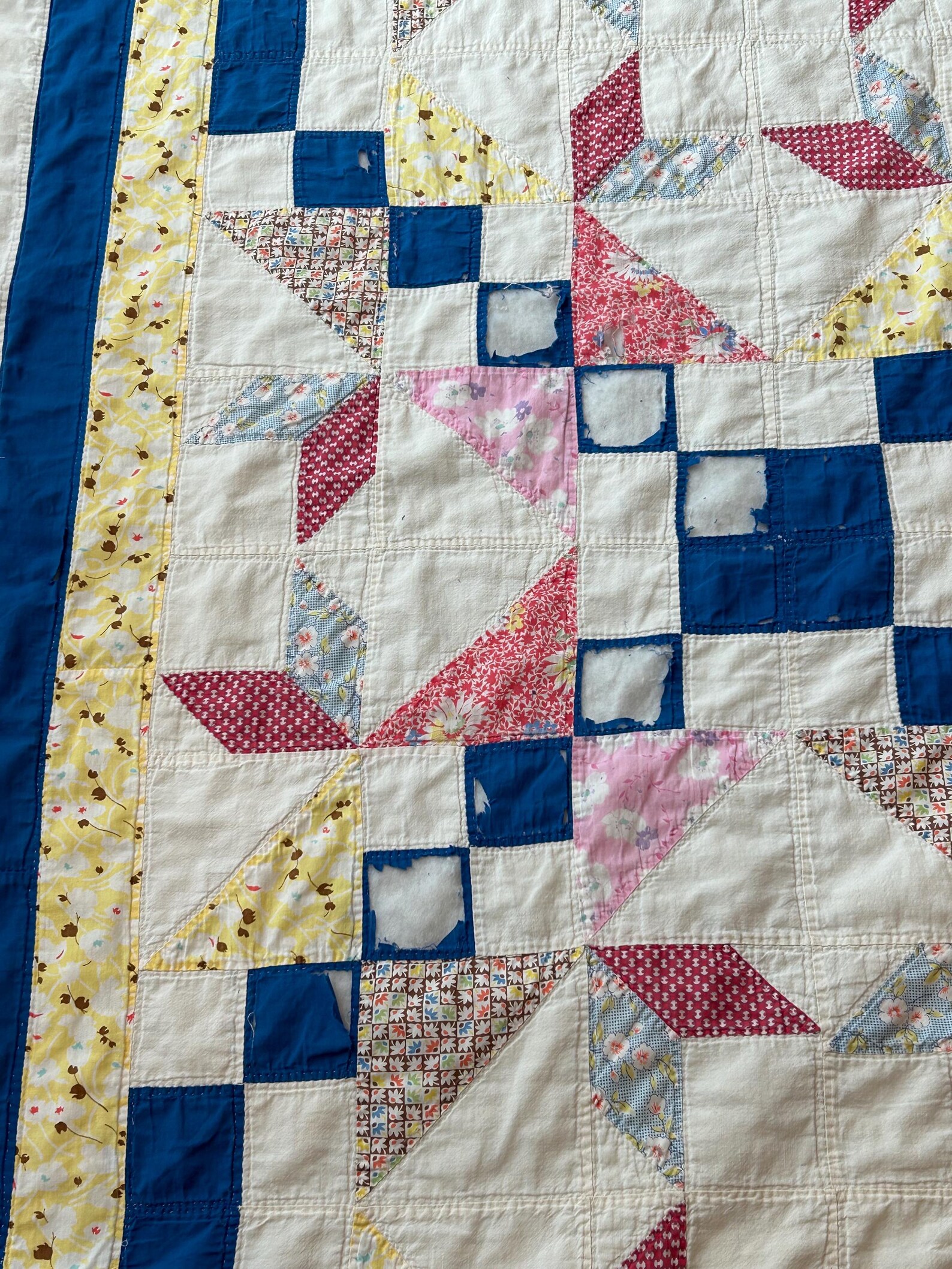 Vintage Summer Quilt Restoration Project - Etsy