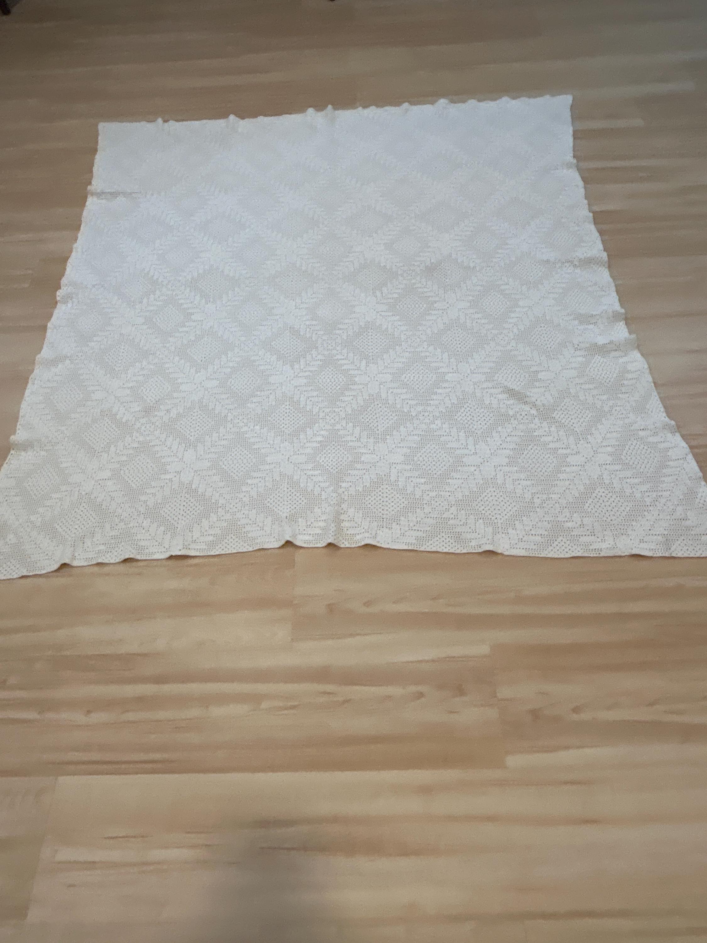 Vintage Crochet Tablecloth - Etsy