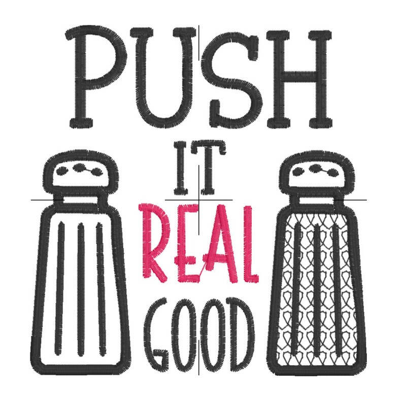 Push It Real Good Funny Toilet Paper Machine Embroidery Design- INSTANT ...