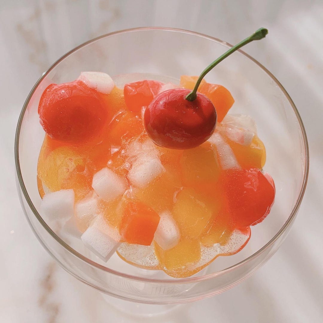 Fruit Cocktail Slime, Jelly Cube Slime, Pick Your Own Scent, Food Slime ...