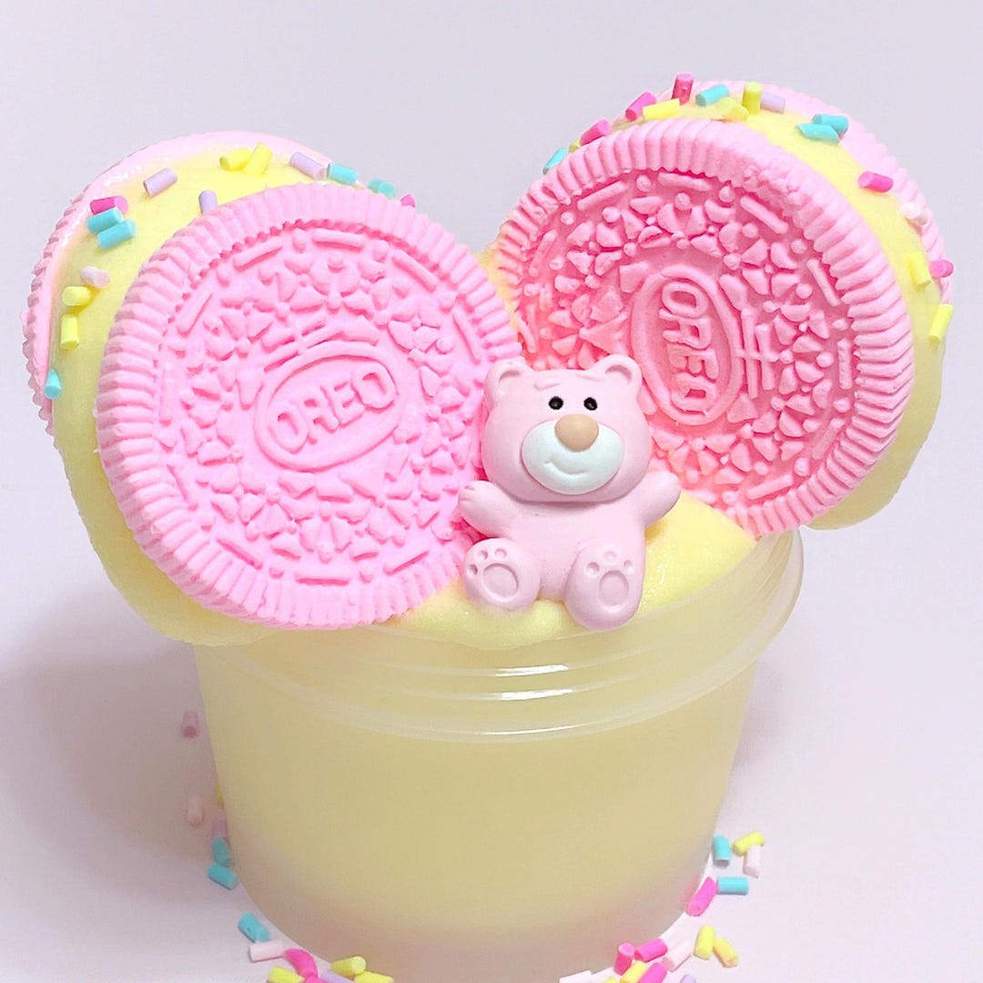 Banana Split Oreo DIY Clay Slime, Butter Slime, Stress Relief, Scented ...