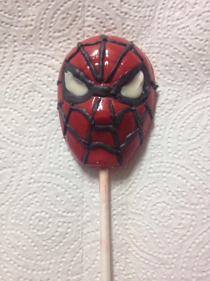 6 Spider Man Chocolate Pops - Etsy