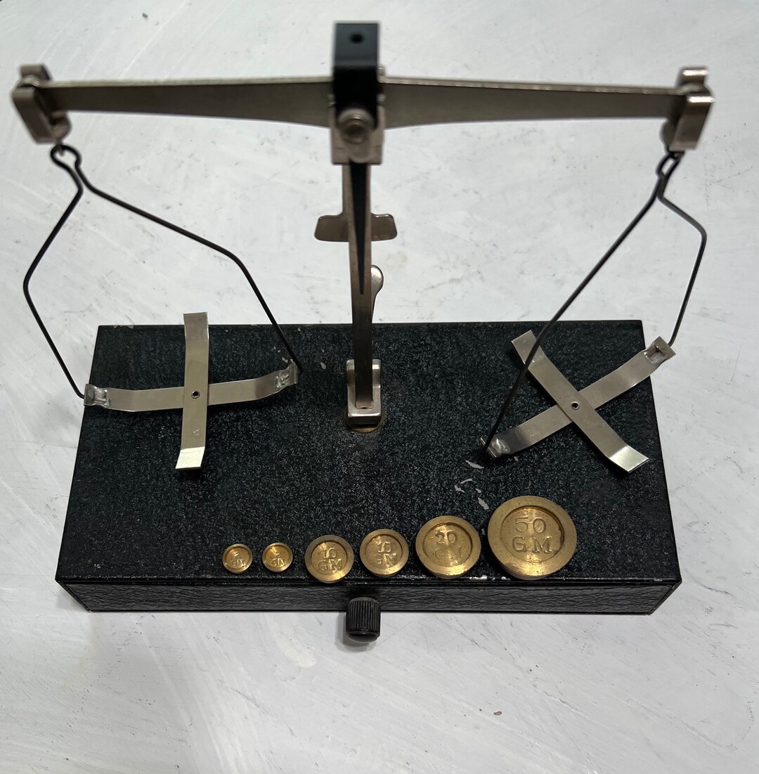 Vintage Troy Weight Balance Scale for Precious Metals - Etsy
