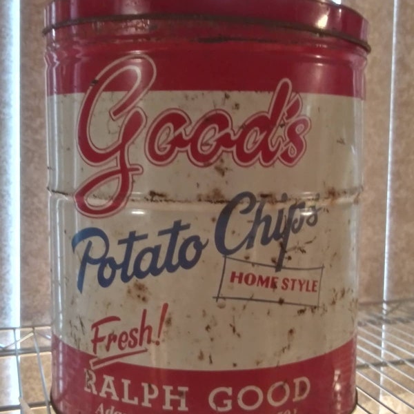 Potato Chip Tins - Etsy