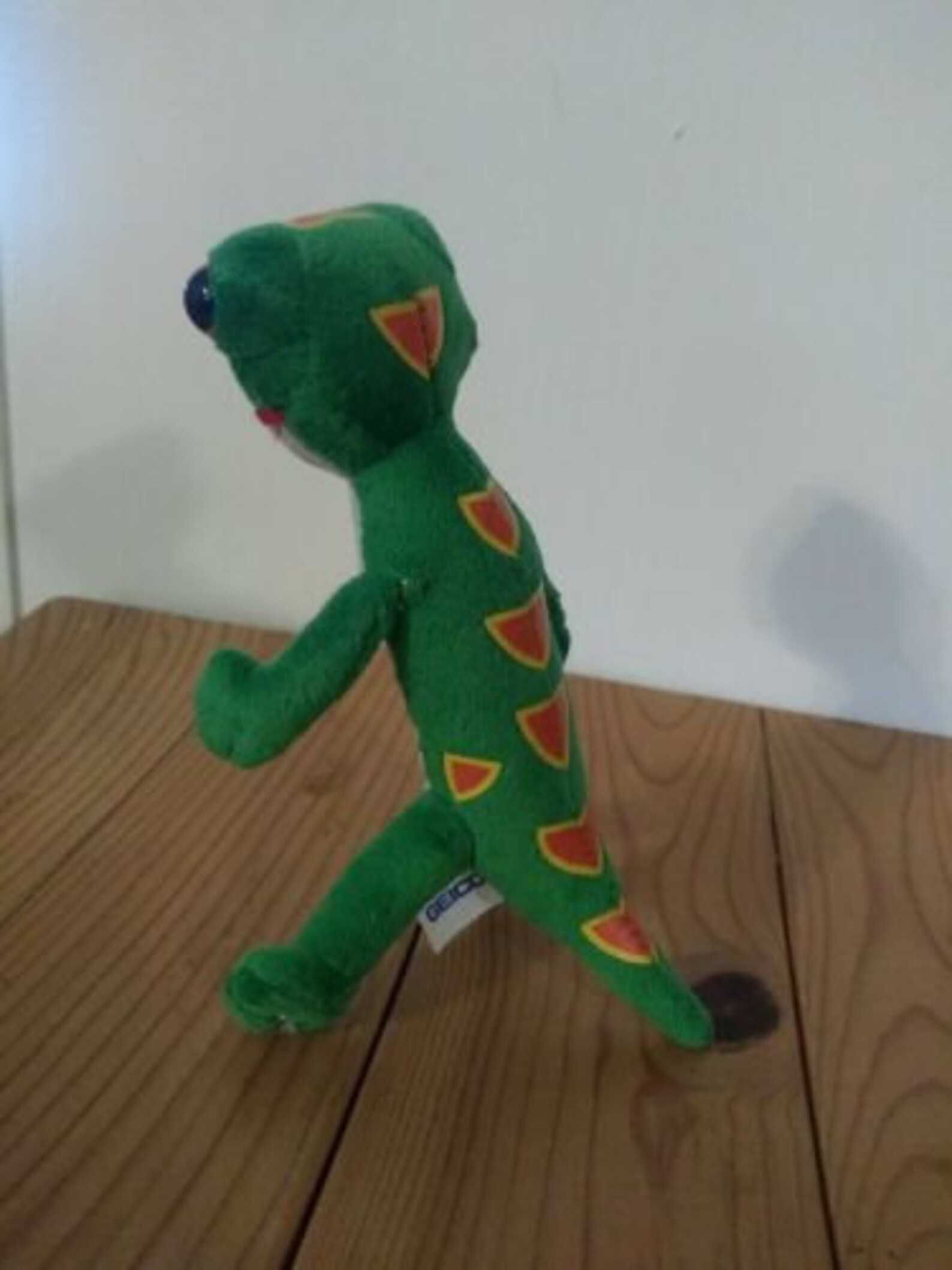 Geico Gecko Green Insurance Standing Lizard Promo Doll Plush | Etsy