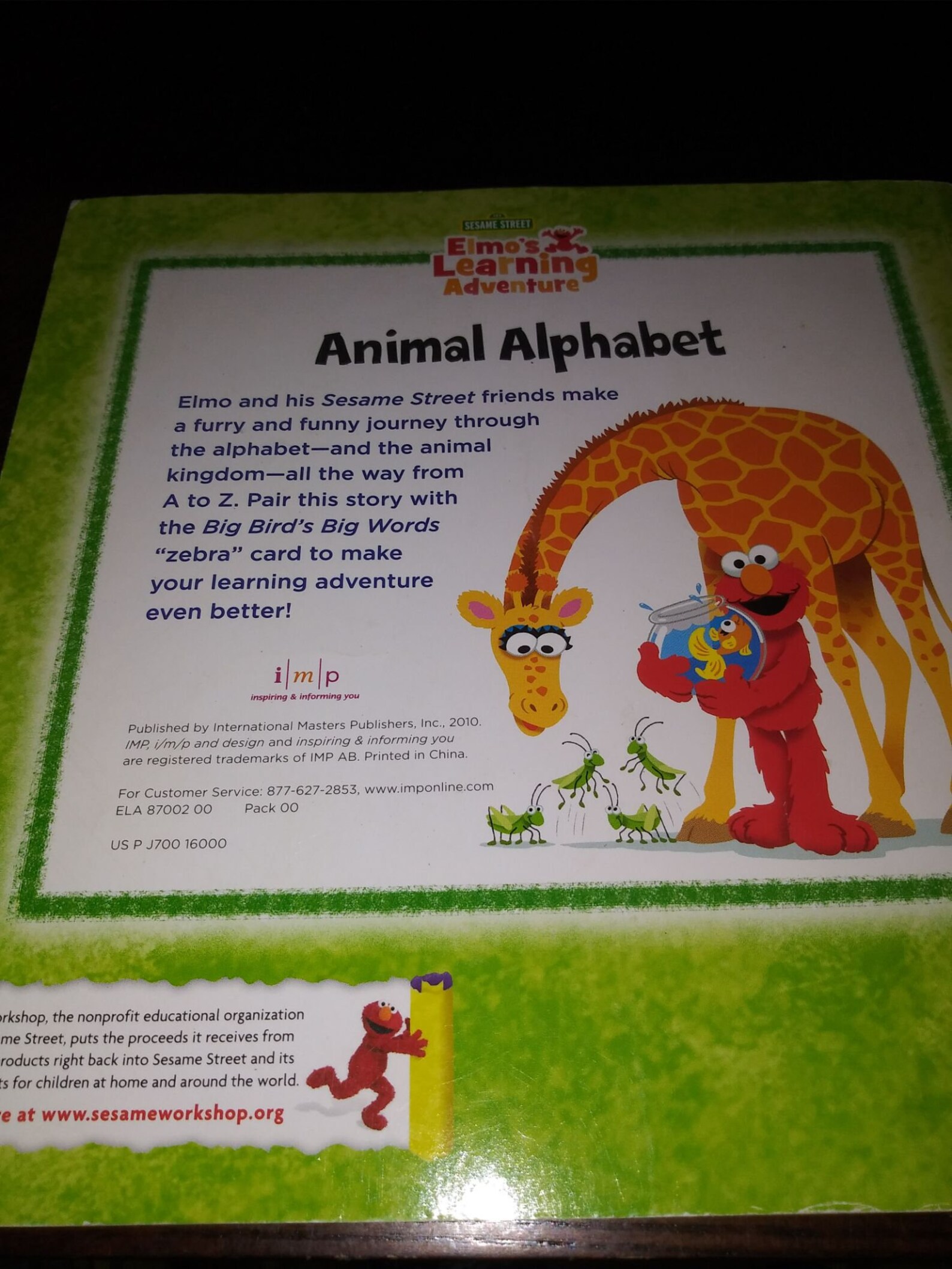 Sesame Street Animal Alphabet