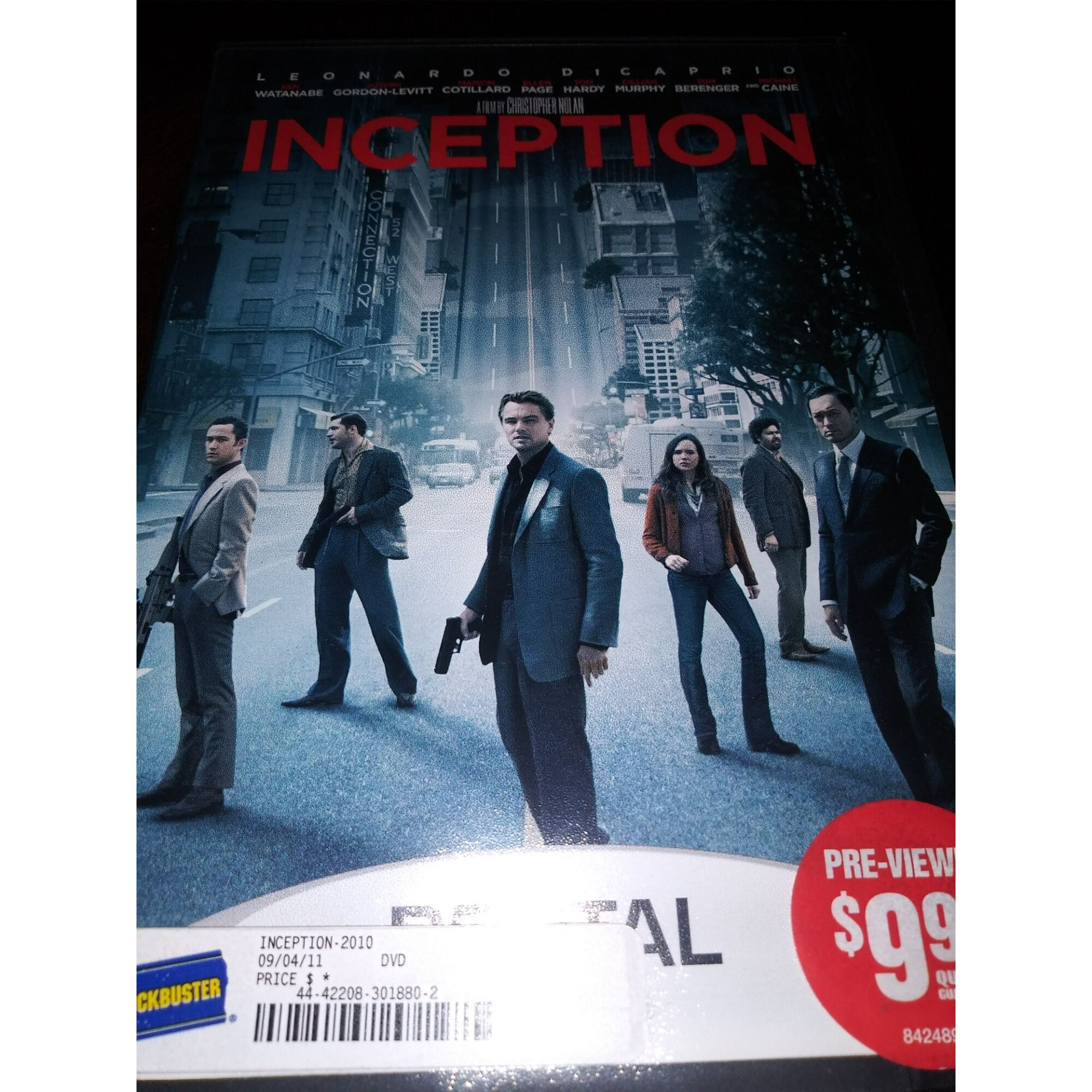 Inception Dvd Cover