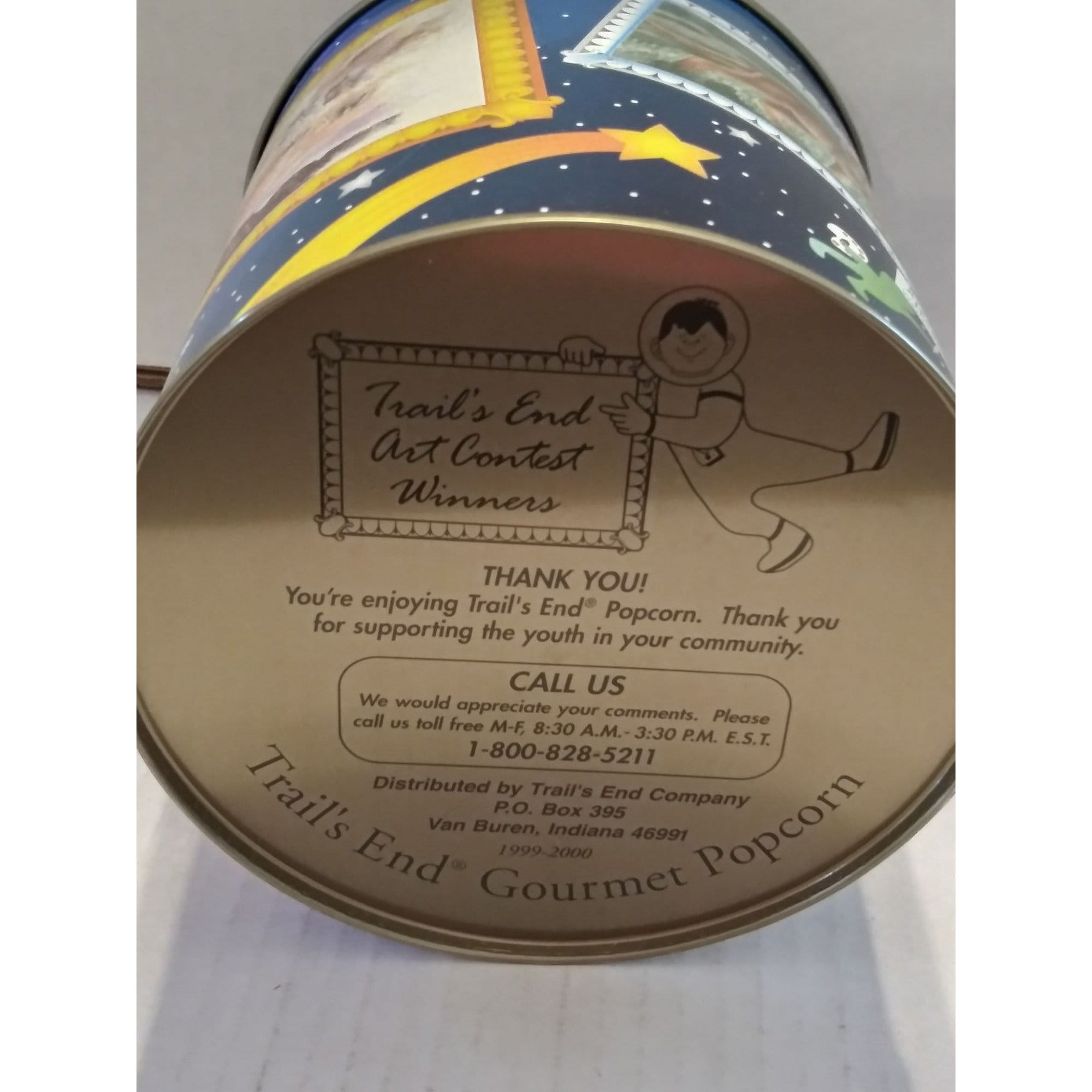 Trails End Gourmet Popcorn Tin “The American Century” Canister Sets ...